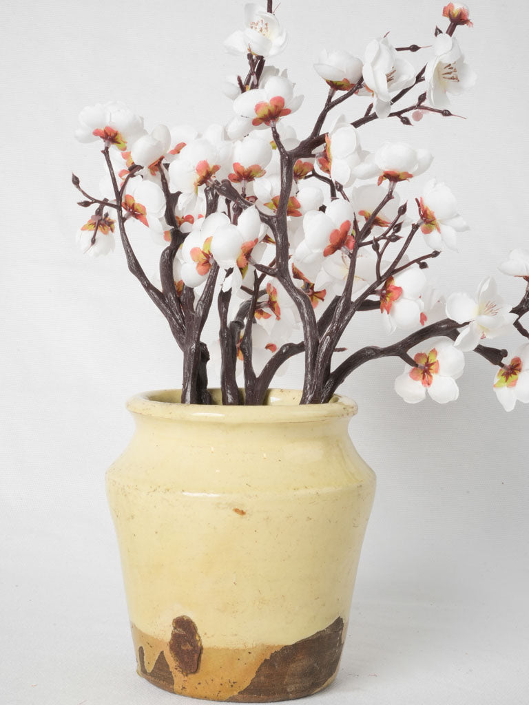 Antique Provençal preserving pot w/ yellow glaze 5½" – Chez Pluie