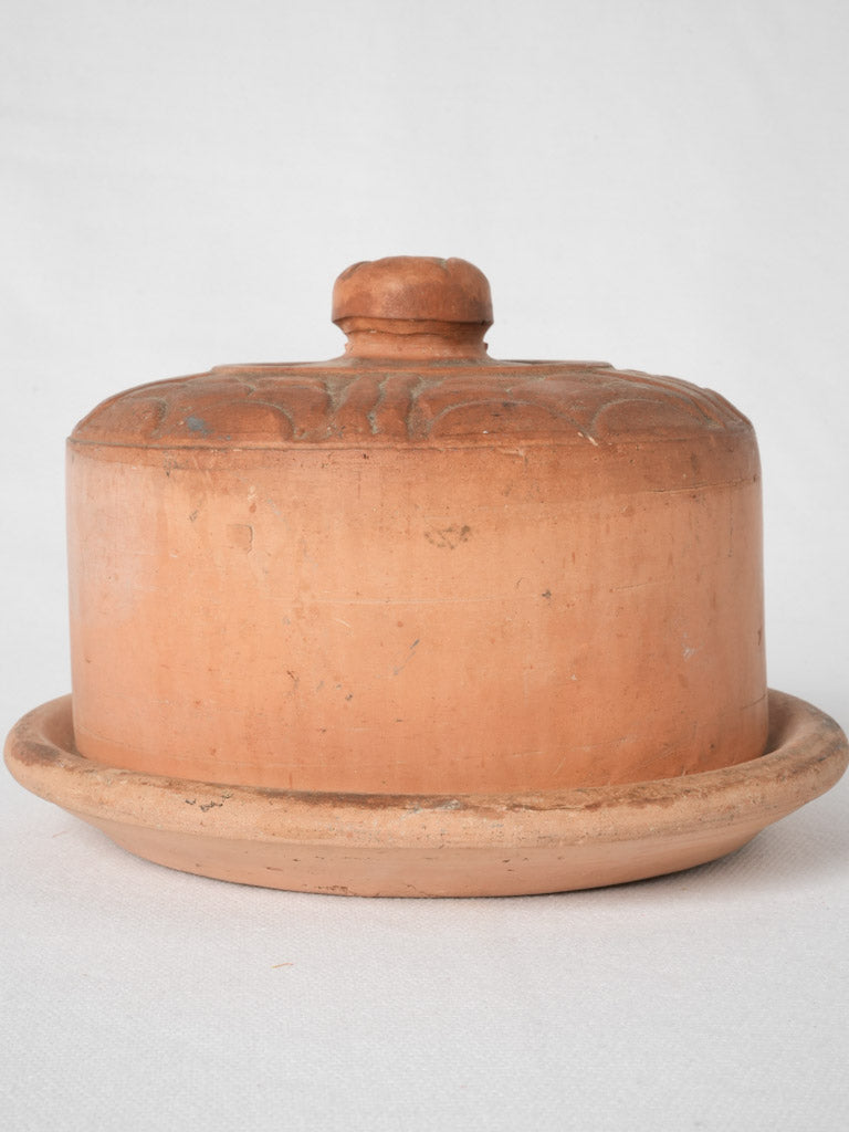 Antique Provençal terracotta butter bell dish w/ lid 6" – Chez Pluie