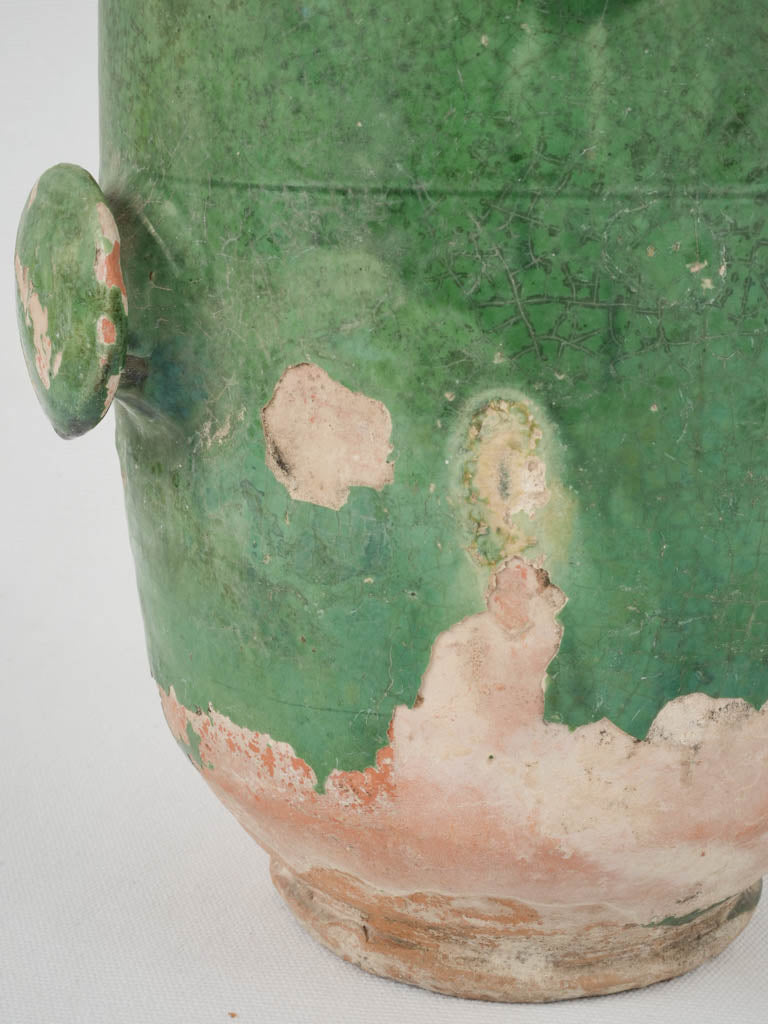 Antique French terracotta cornichon pickle pot - green 12¼" – Chez Pluie