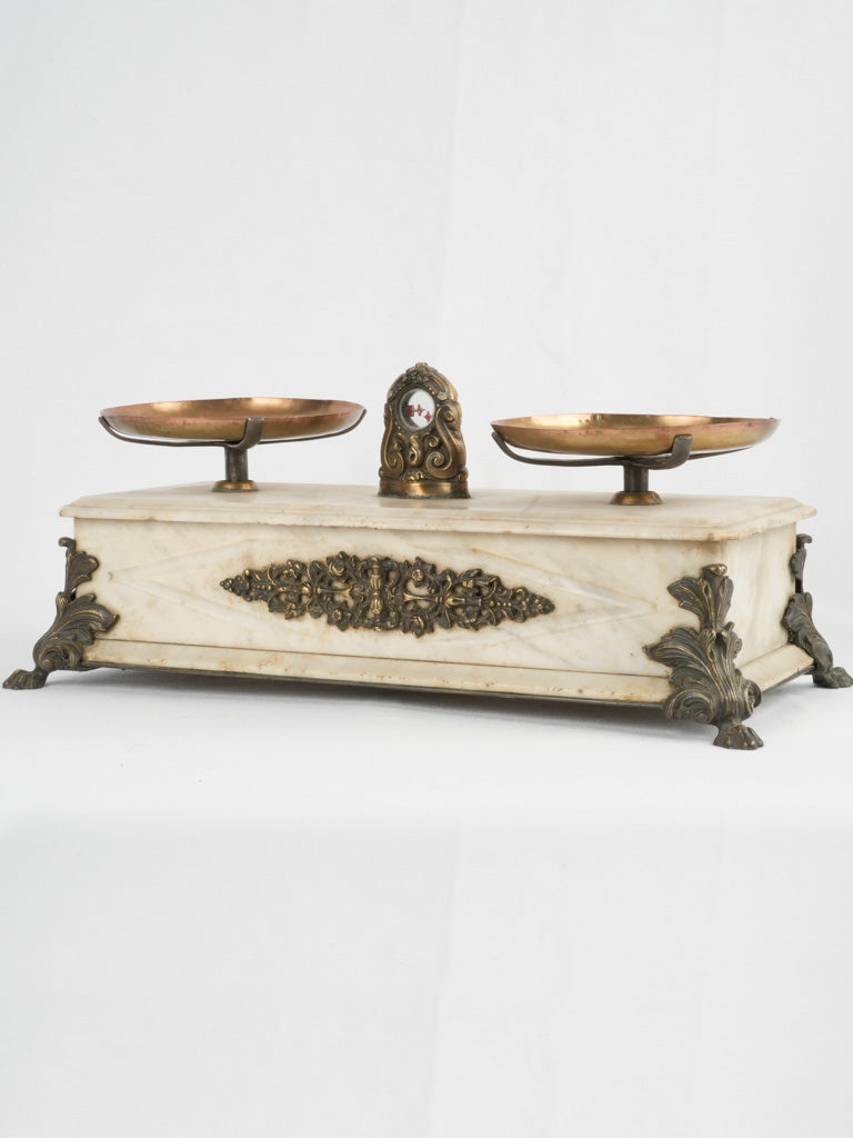 Napoleon III marble pharmacy scales – Chez Pluie