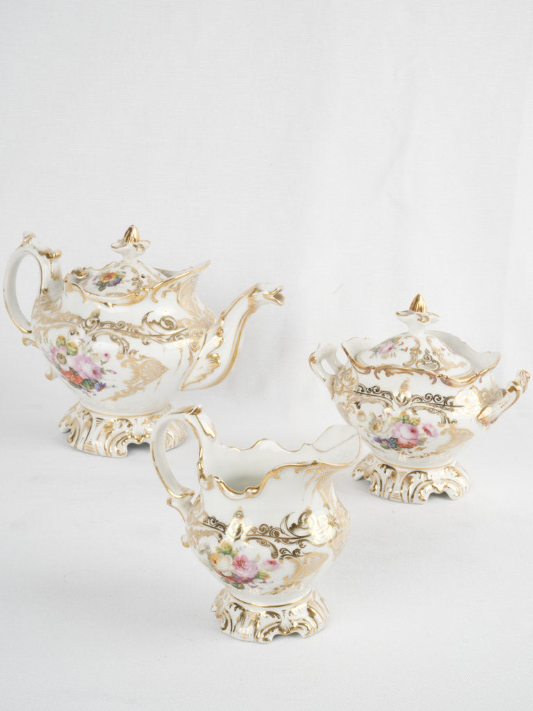 Antique French 3 piece coffee service