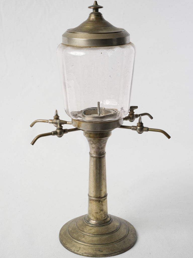 Antique French Absinthe Fountain w/ Four Spigots (circa 1900) - 10¾"