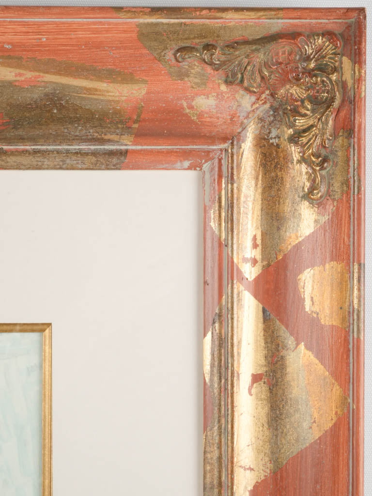 1982 Marina Picasso collection lithograph - Portrait of a lady in a ha ...