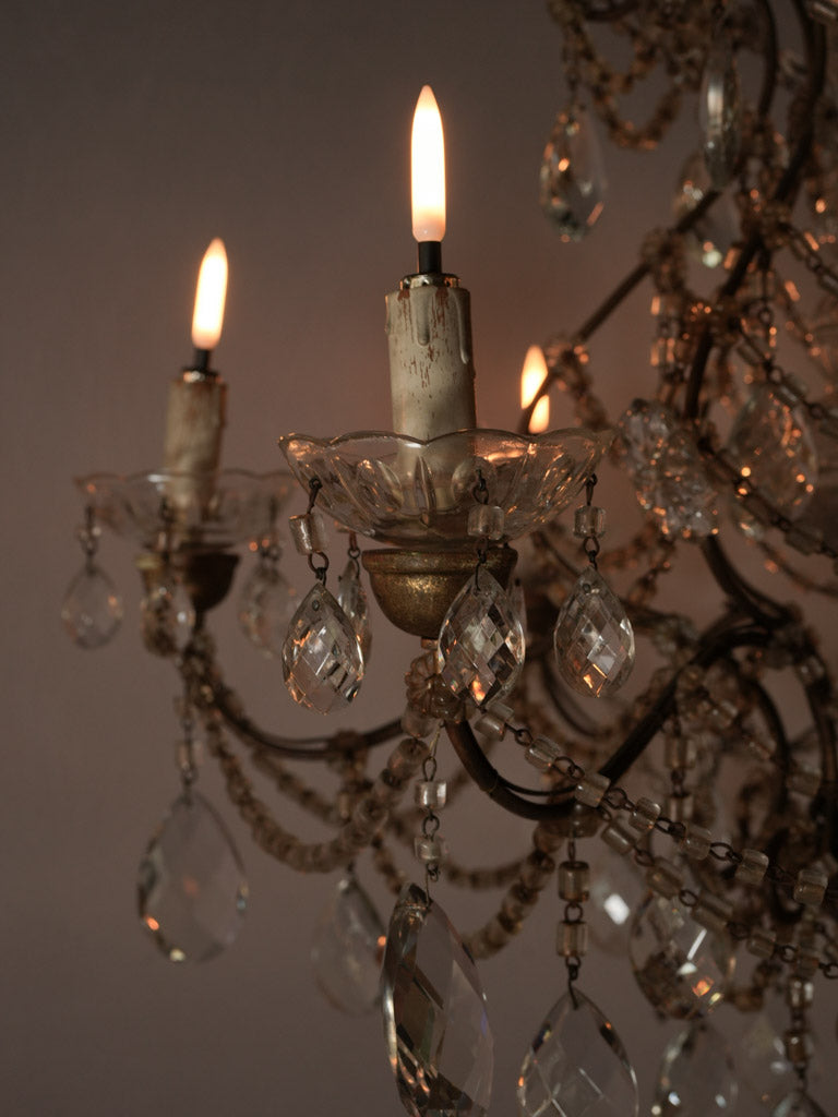 19th-century 6-light Rococo-style Italian chandelier – Chez Pluie