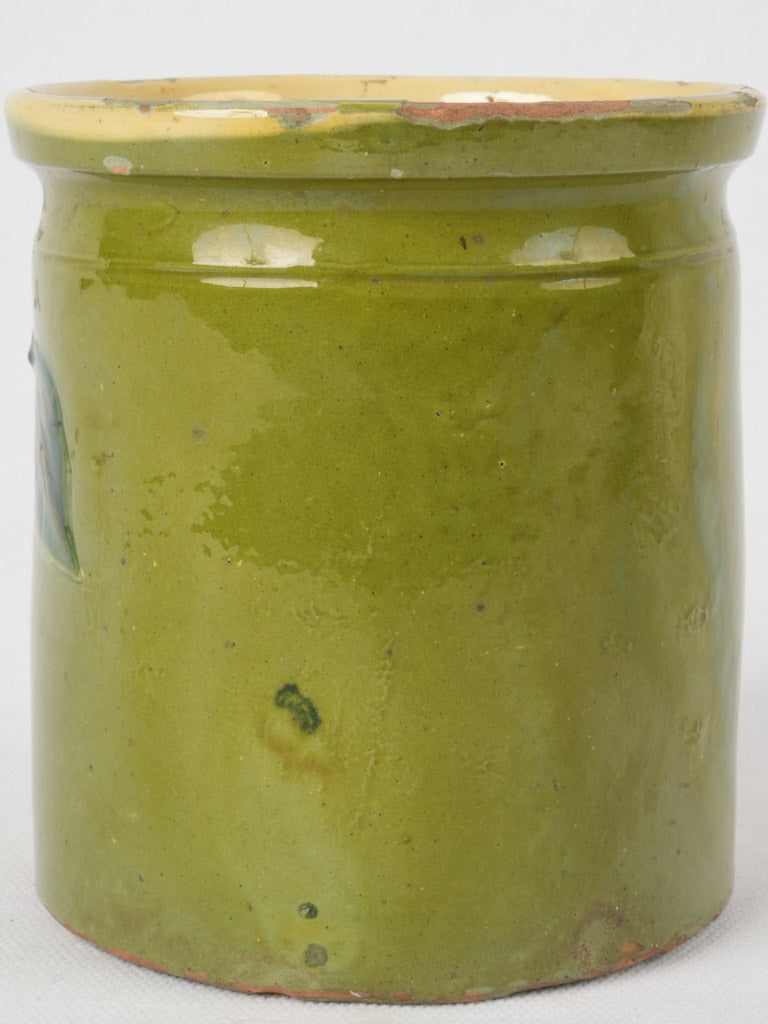 Antique French jam pot - grape motifs 4¾" – Chez Pluie