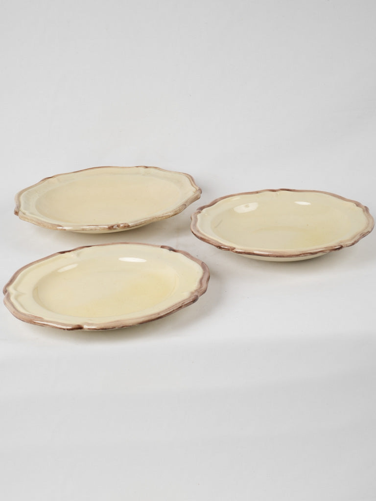 Antique French platters - set of three 14½" – Chez Pluie