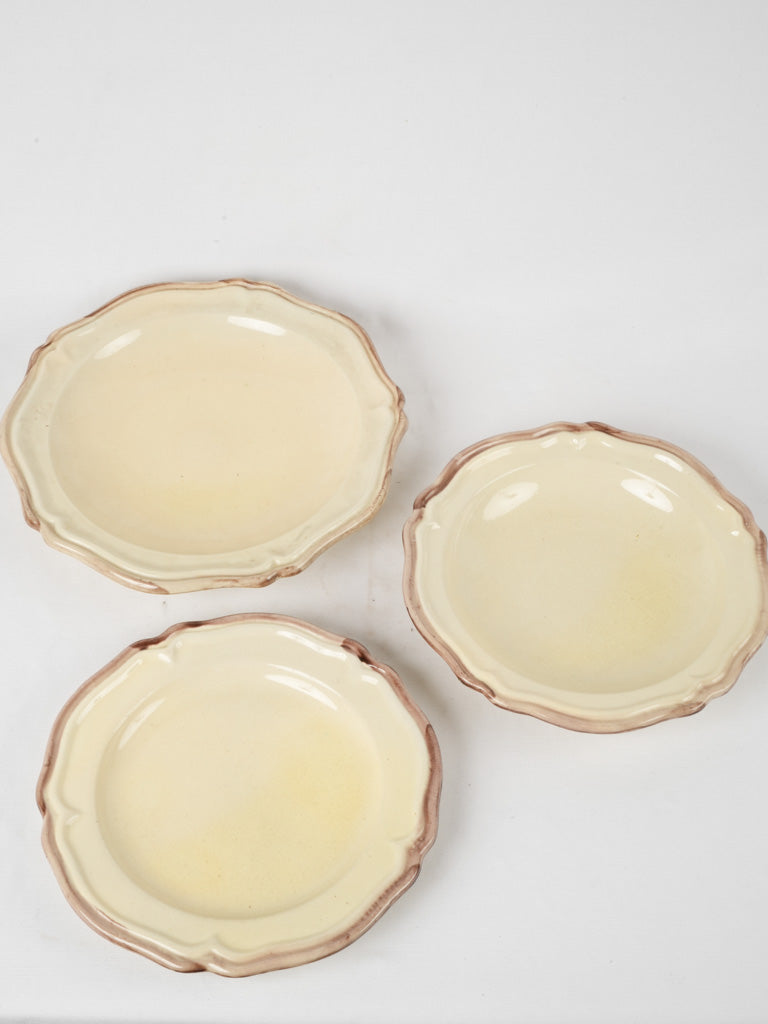 Antique French platters - set of three 14½" – Chez Pluie