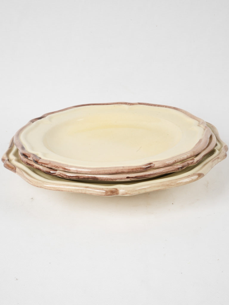 Antique French platters - set of three 14½" – Chez Pluie