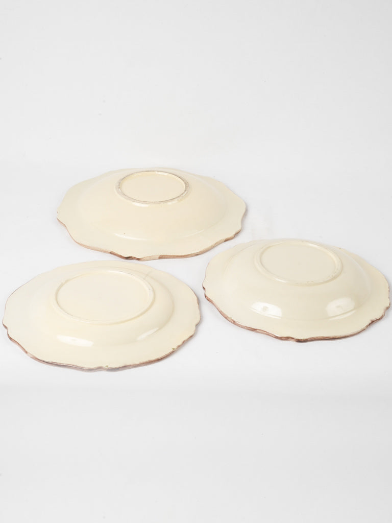 Antique French platters - set of three 14½" – Chez Pluie