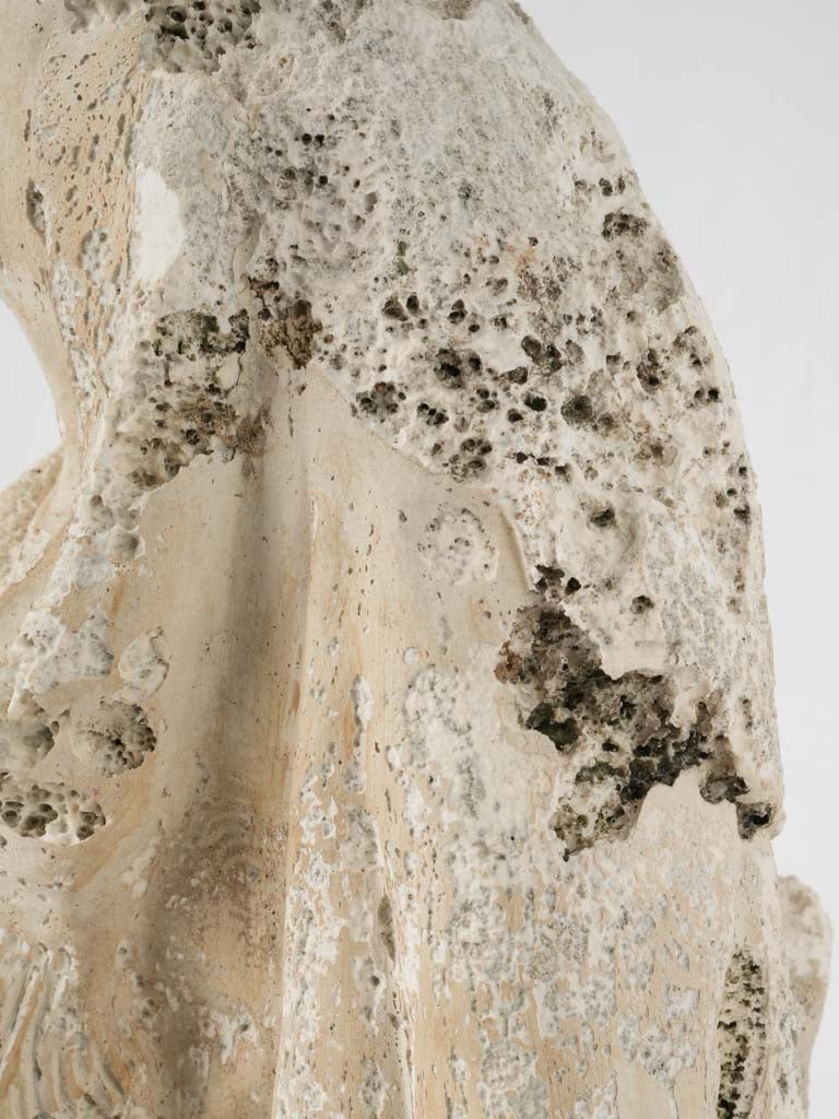 1920s weathered sculpture of a draped lady 26½" – Chez Pluie