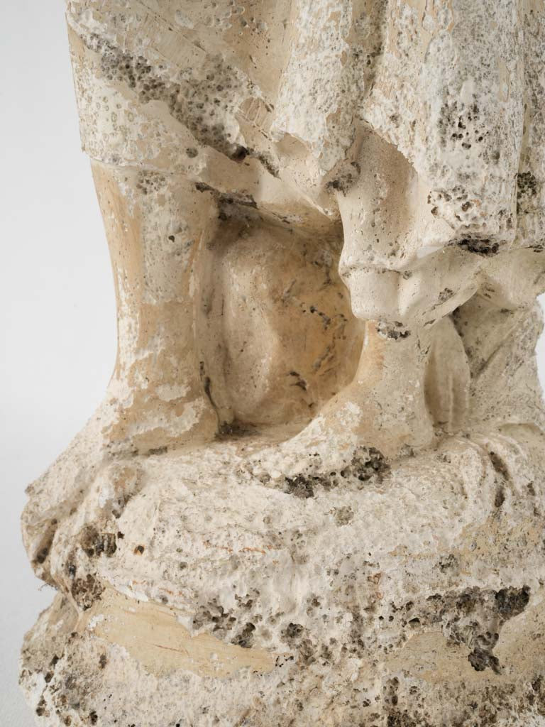 1920s weathered sculpture of a draped lady 26½" – Chez Pluie