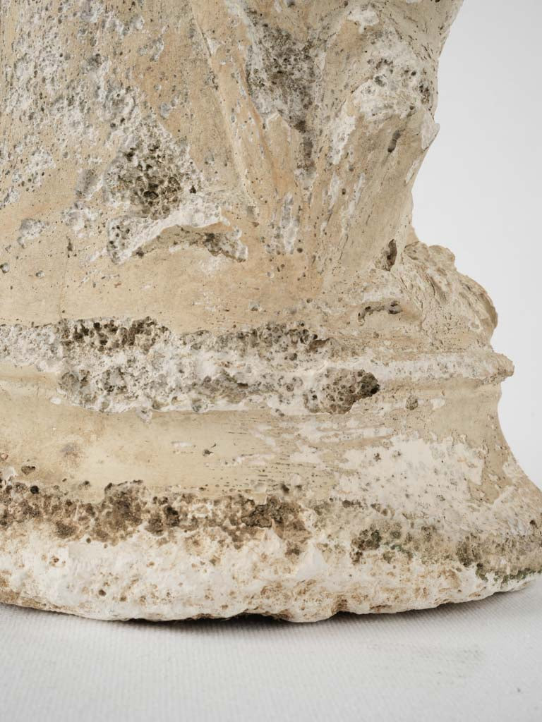 1920s weathered sculpture of a draped lady 26½" – Chez Pluie