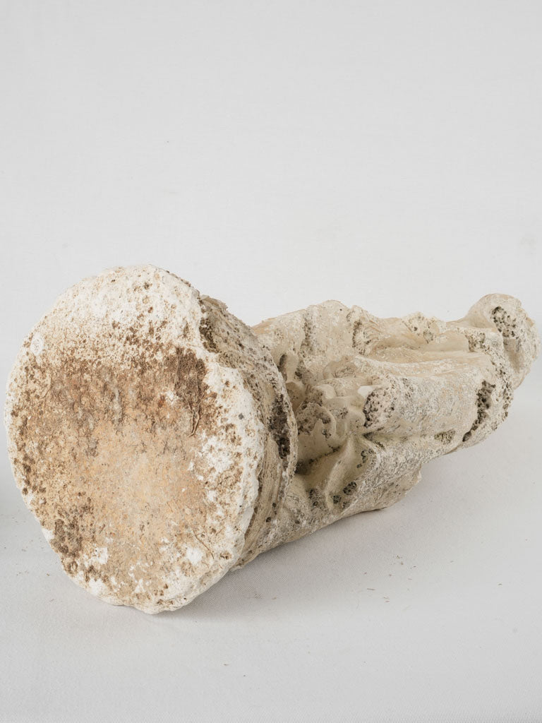 1920s weathered sculpture of a draped lady 26½" – Chez Pluie
