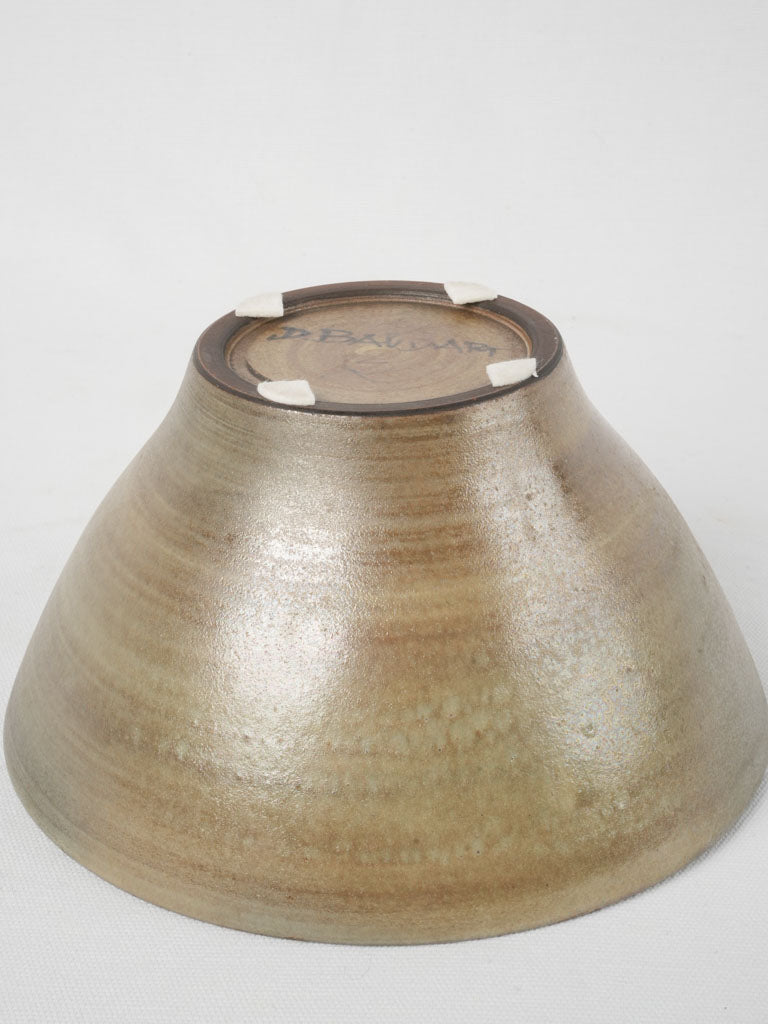 Vintage French ceramic artisan fruit bowl - Dominique Baudart – Chez Pluie