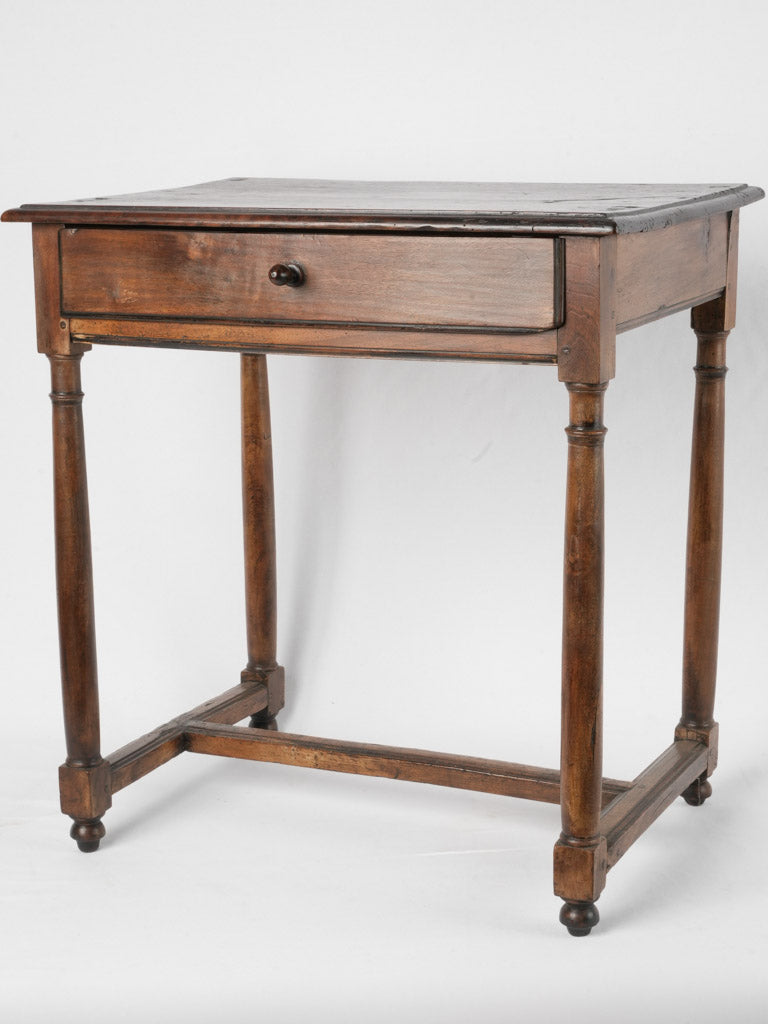 17th century French Monk's table w/ drawer 26"