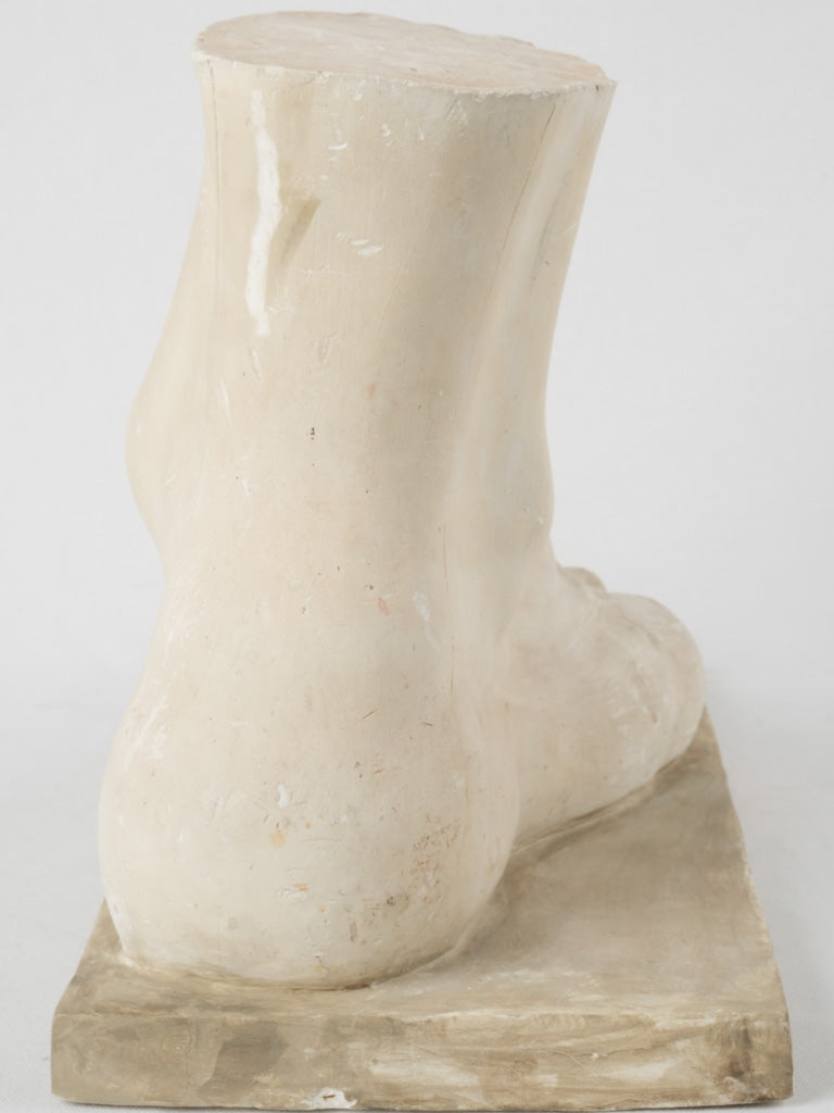 1950s large French plaster foot sculpture 20¾" x 13¾" – Chez Pluie