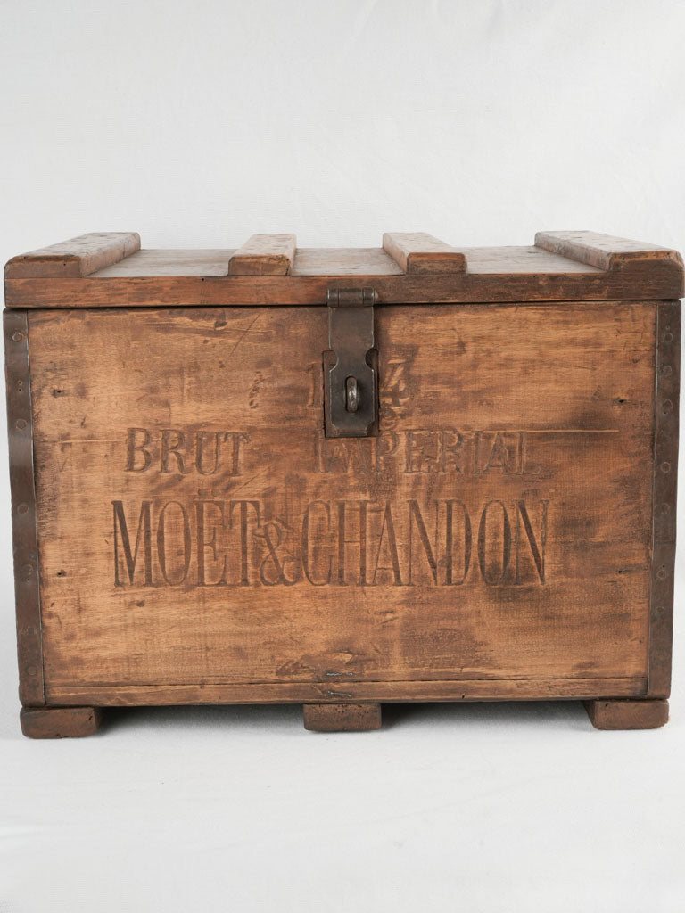 Rare Moët & Chandon wooden magnum crate from 1914 – Chez Pluie