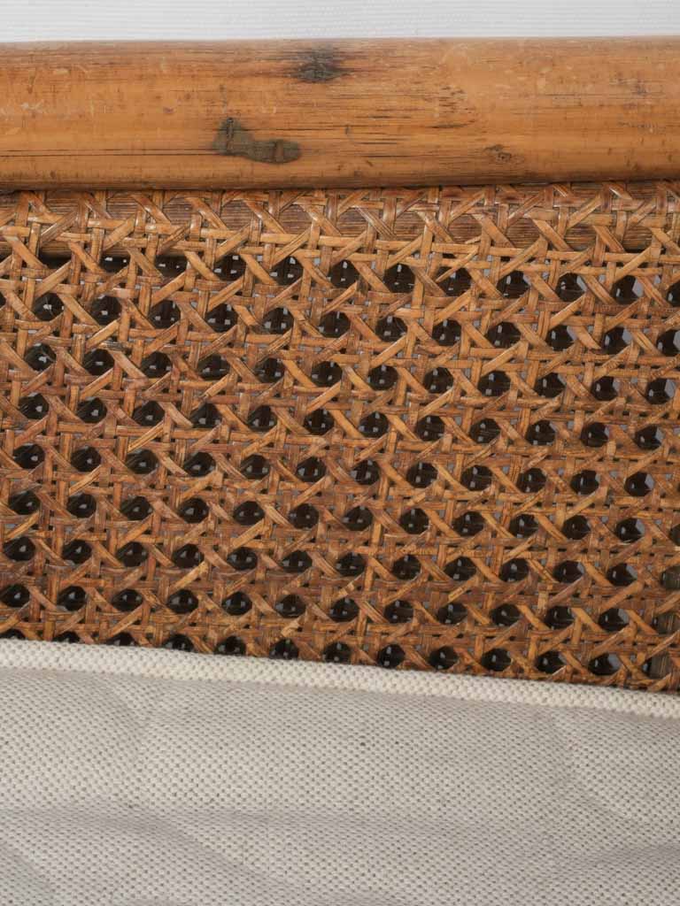Pair of 1950s French Cane & Wicker Armchairs – Chez Pluie