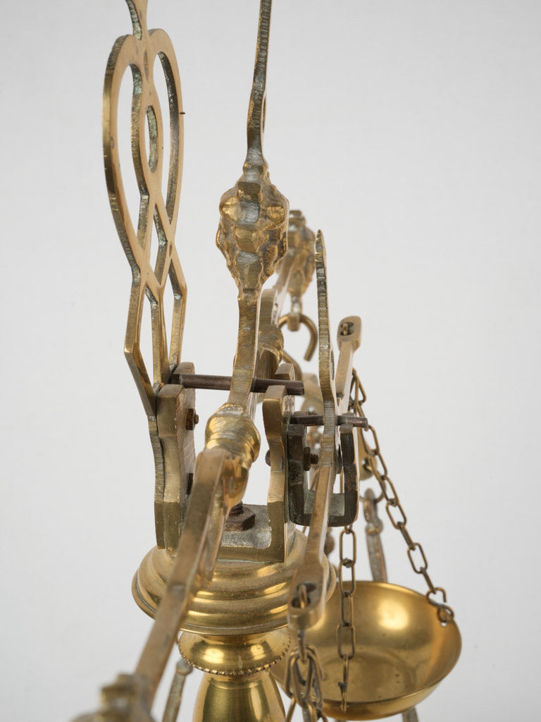 Antique French precision twin scales - 'balance precision' 22" – Chez Pluie