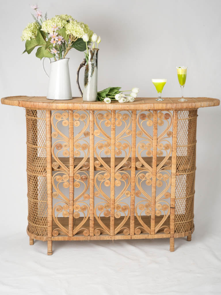 Vintage rattan cocktail bar - Italian – Chez Pluie