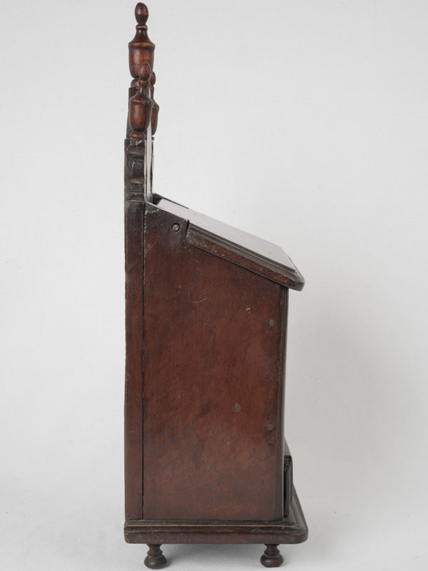 Antique French Salt Box, Walnut, Late 18th Century 19¾"