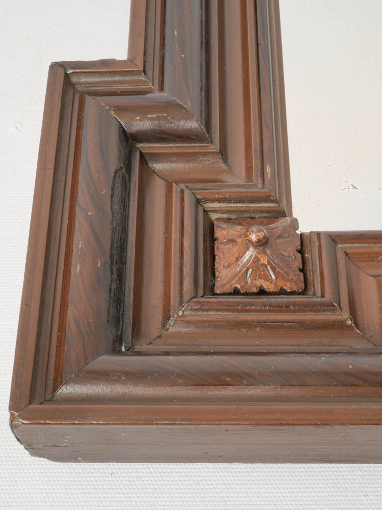 RESERVED HCD Antique Dutch mirror - Rosewood & mahogany, rectangular 2 ...