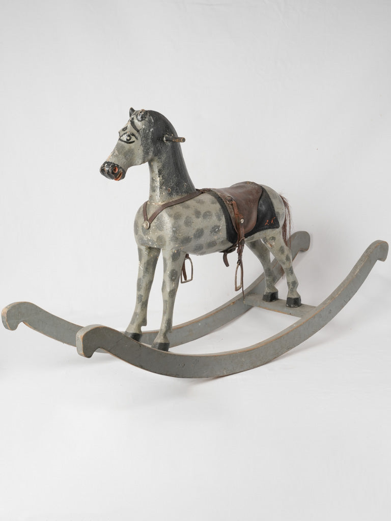 1950s French wooden rocking horse – Chez Pluie