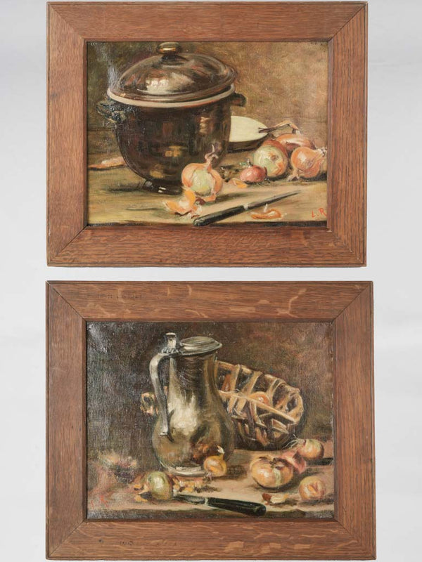 Antique French Still Life Paintings – Chez Pluie