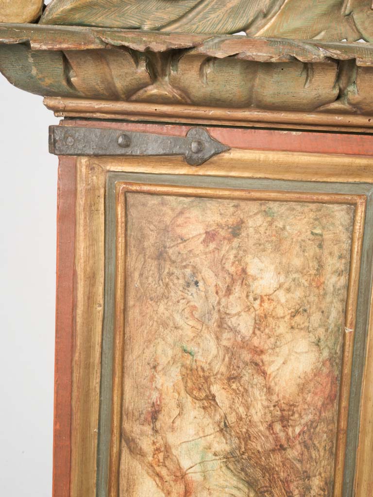 17th-century Italian Renaissance church pediment cabinet 57" – Chez Pluie
