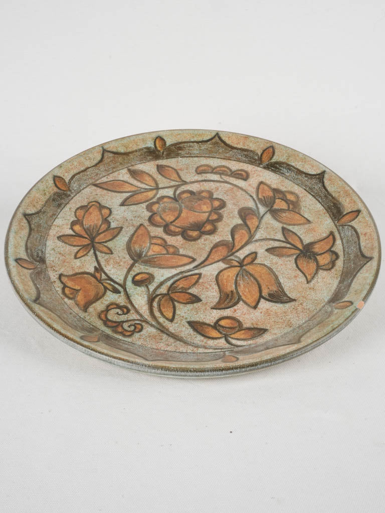 Large Round Platter by Bernard Buffat for La Grange aux Potiers 14½"
