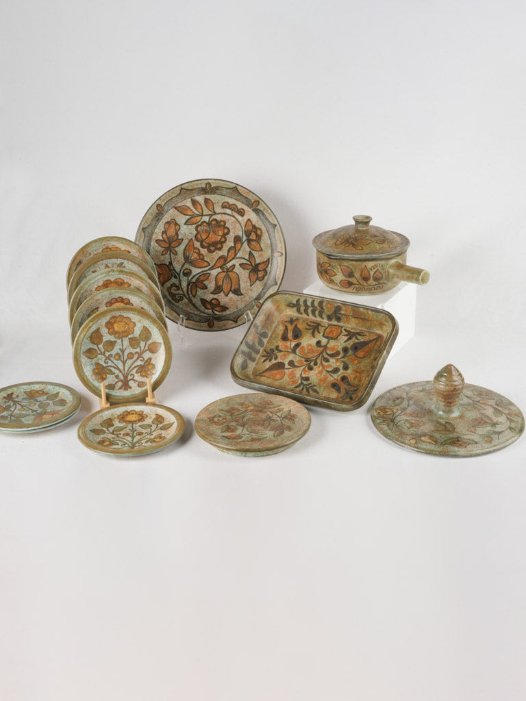 Vintage Collection of Ceramics by Bernard Buffat for La Grange aux Pot