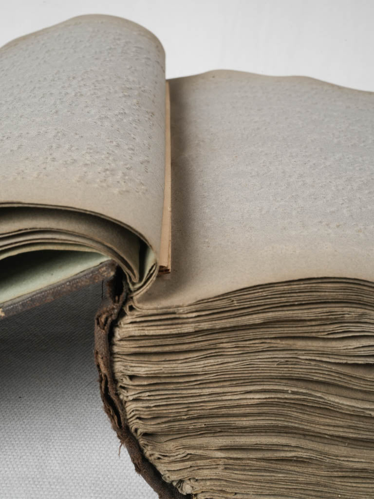 19th-century Braille book w/ works by Molière - large 11¾" – Chez Pluie