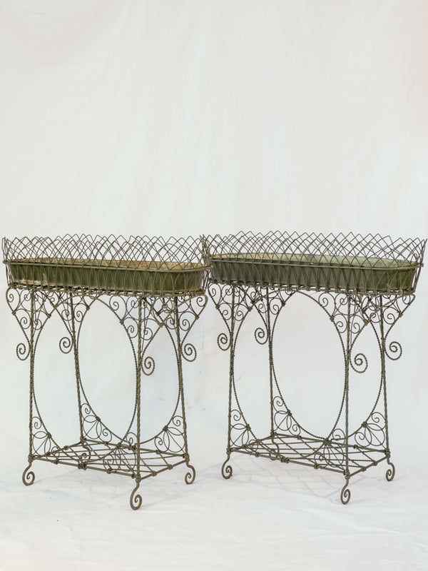 Antique French plant stands and display flower pots – Chez Pluie