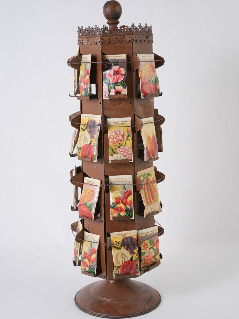 19th-century rotating display rack for Napoleon postcards 27¼" – Chez Pluie