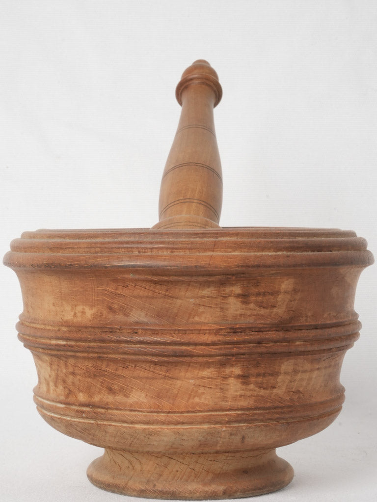 Vintage fruitwood mortar & pestle 5½" – Chez Pluie