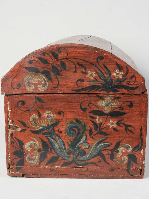 A Late 18th-Century Normandy Wedding Box w/ Original Iron Lock 11½" x