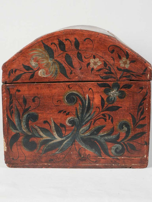 A Late 18th-Century Normandy Wedding Box w/ Original Iron Lock 11½" x