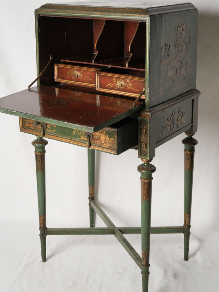 Exquisite Painted Lady’s Writing Desk in the Chinese Taste c. 1800 - 4