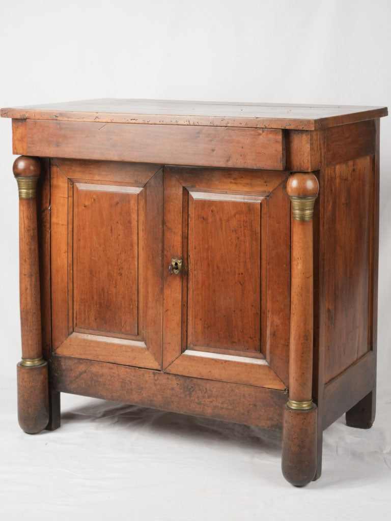 19th-century Empire walnut buffet sideboard