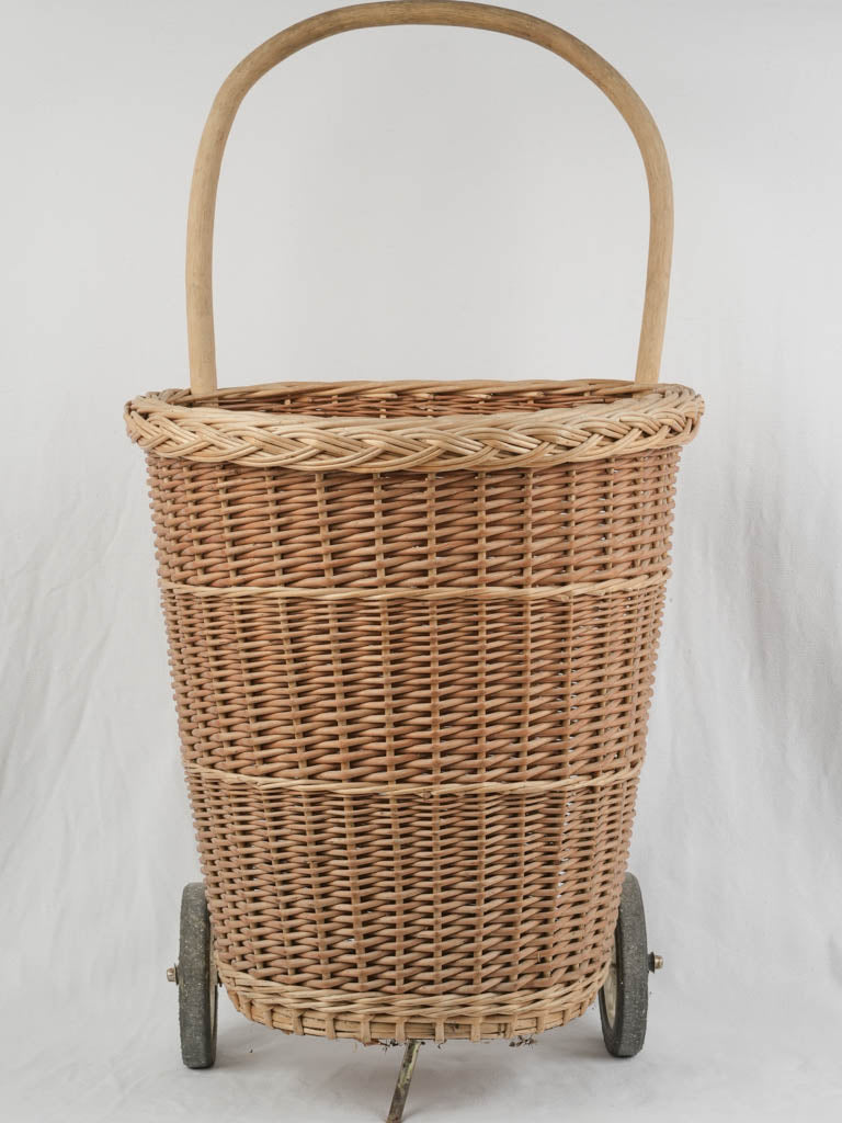 Vintage wicker market trolley – Chez Pluie