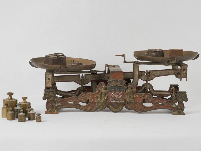 19th Century Napoleon III mercantile weigh scale from Paris – Chez Pluie
