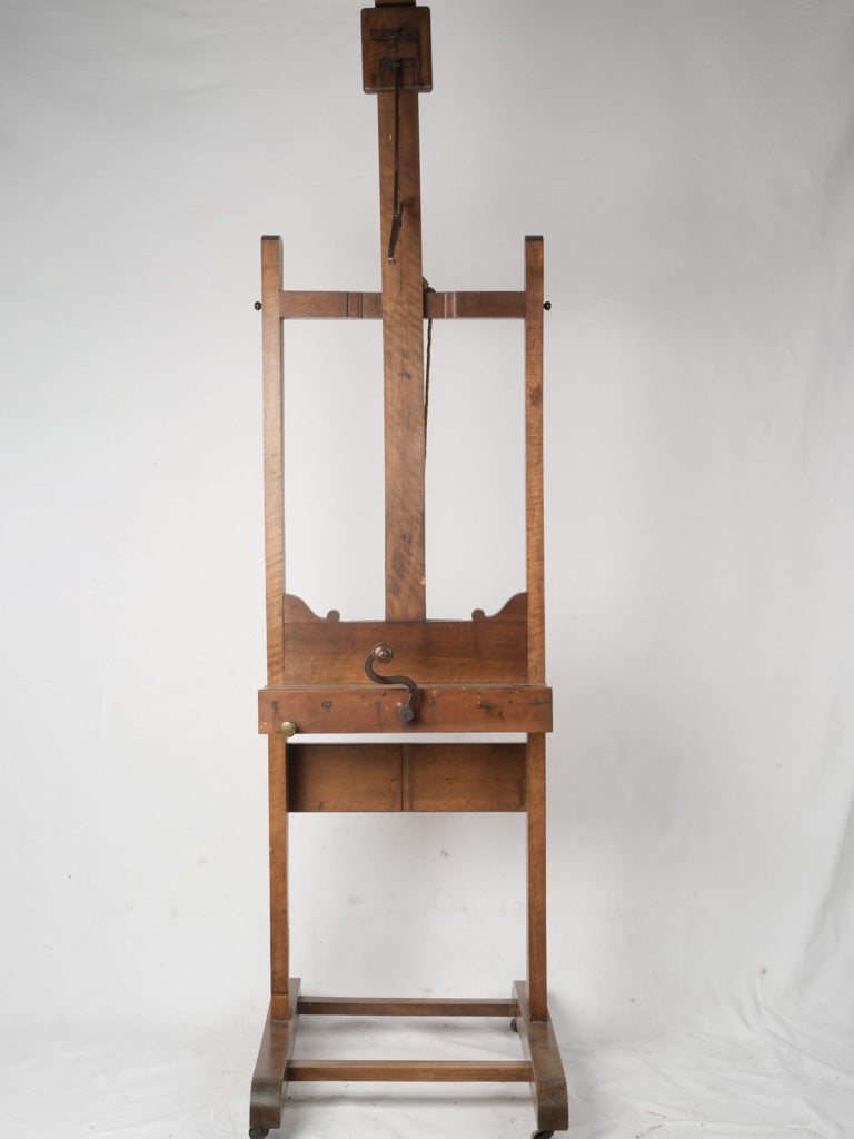 RESERVED MB 18th-century large adjustable "chevalet" art easel 103¼ ...