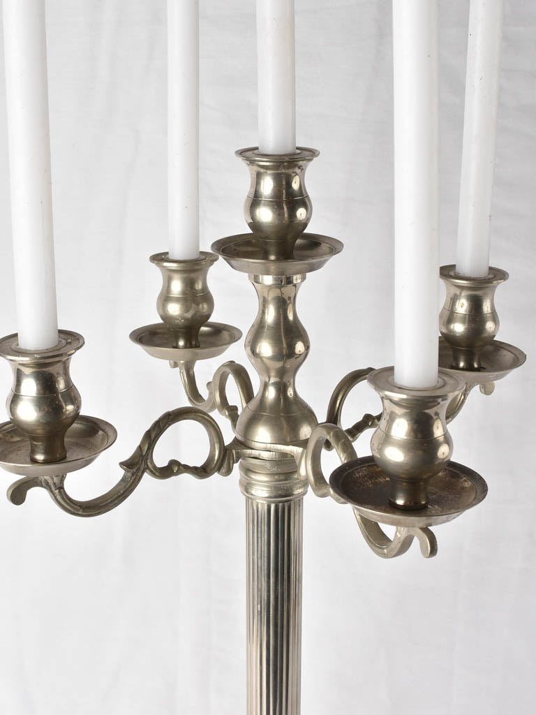 Large Art Deco candelabra for 5 candles – Chez Pluie