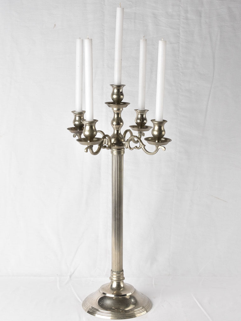 Large Art Deco candelabra for 5 candles – Chez Pluie