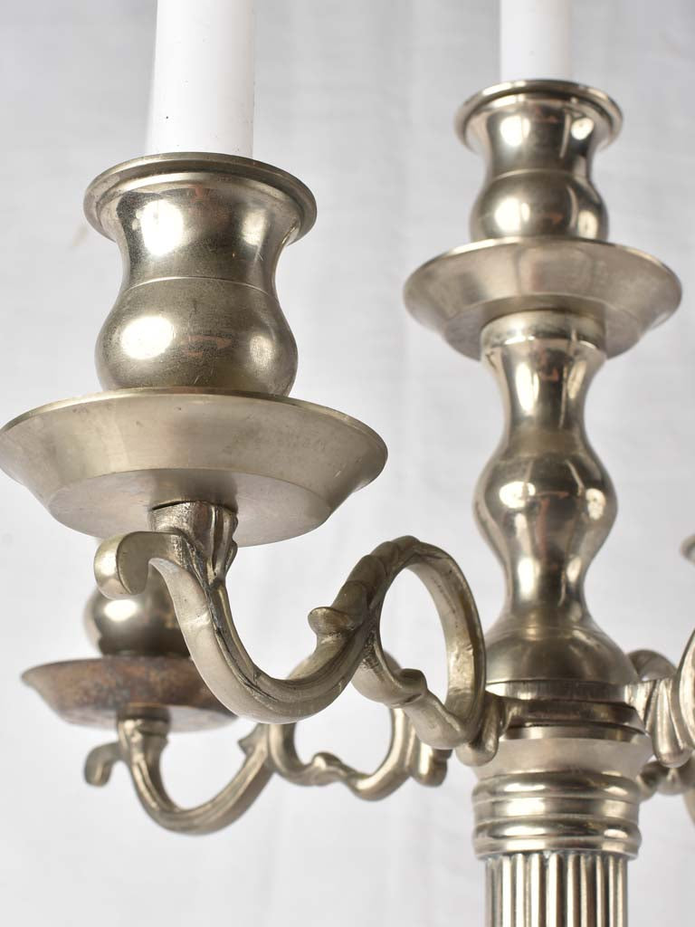 Large Art Deco candelabra for 5 candles – Chez Pluie