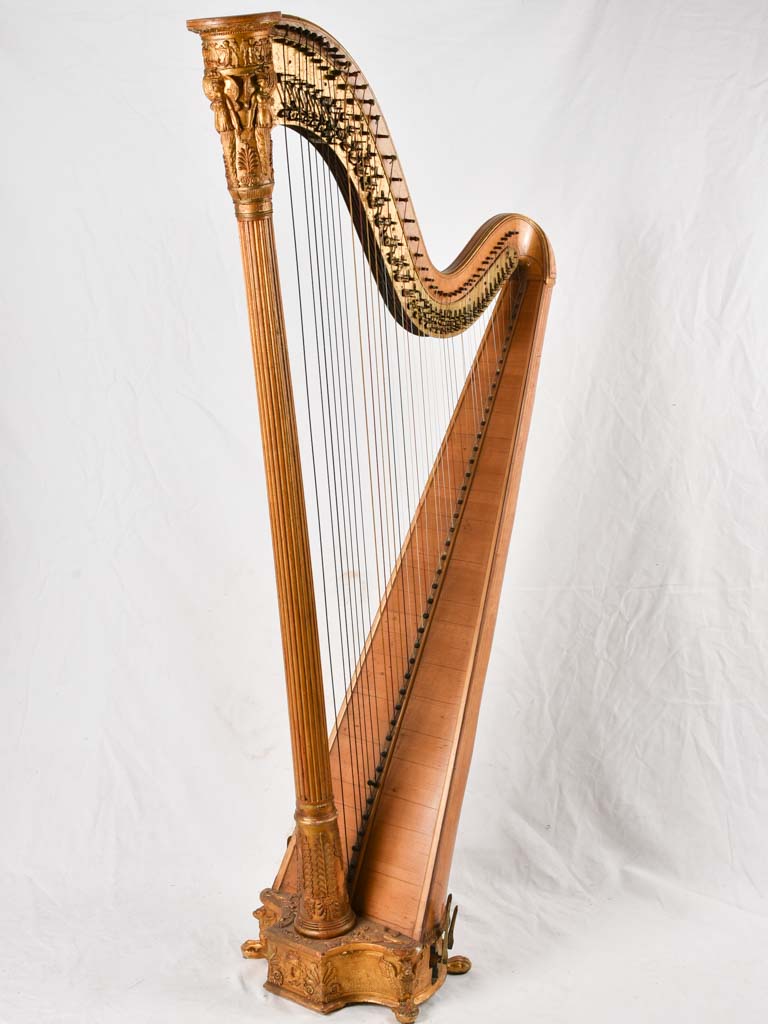 19th century English harp 67" – Chez Pluie
