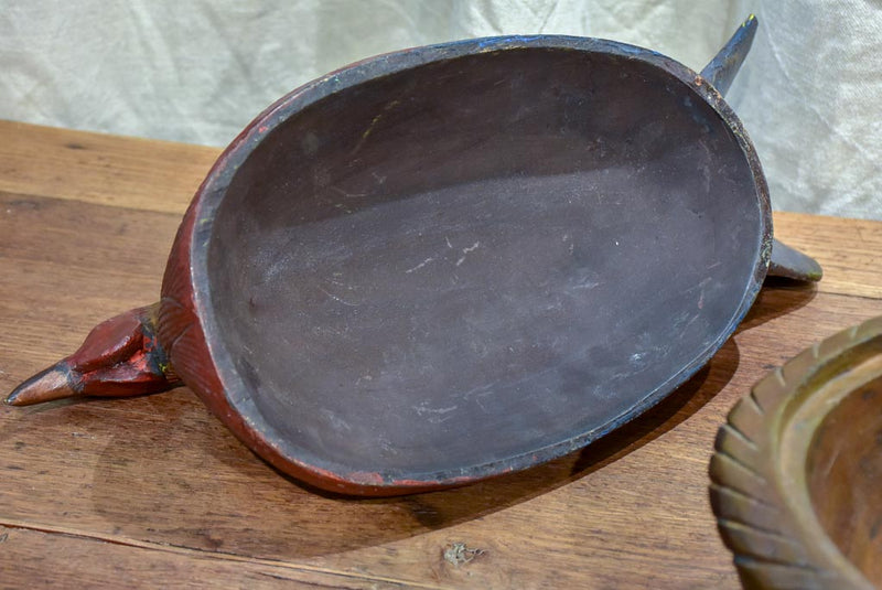 French folk art - wooden sculpture of a chicken – Chez Pluie