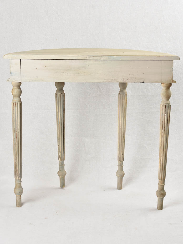 Vintage demilune console table 31½" – Chez Pluie