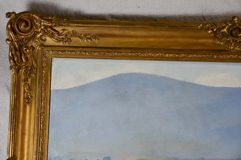 Large hilly landscape by Paul Ledoux (1884 - 1960) oil on canvas 1927 ...