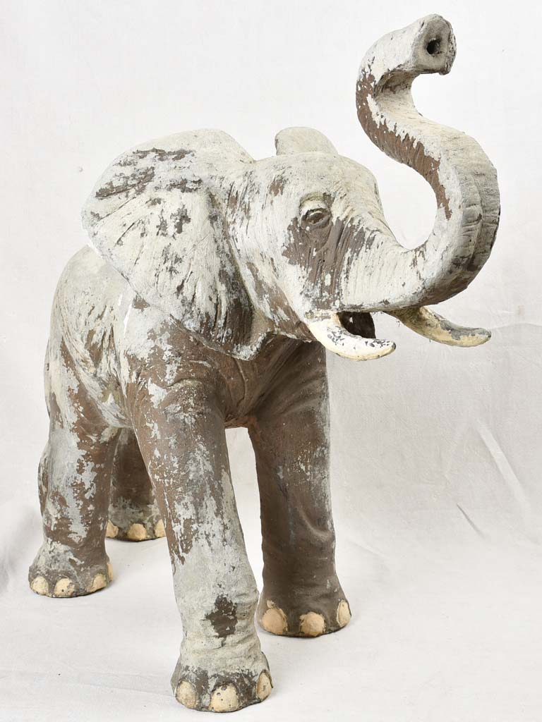 Vintage sculpture / fountain element - elephant 31½" – Chez Pluie
